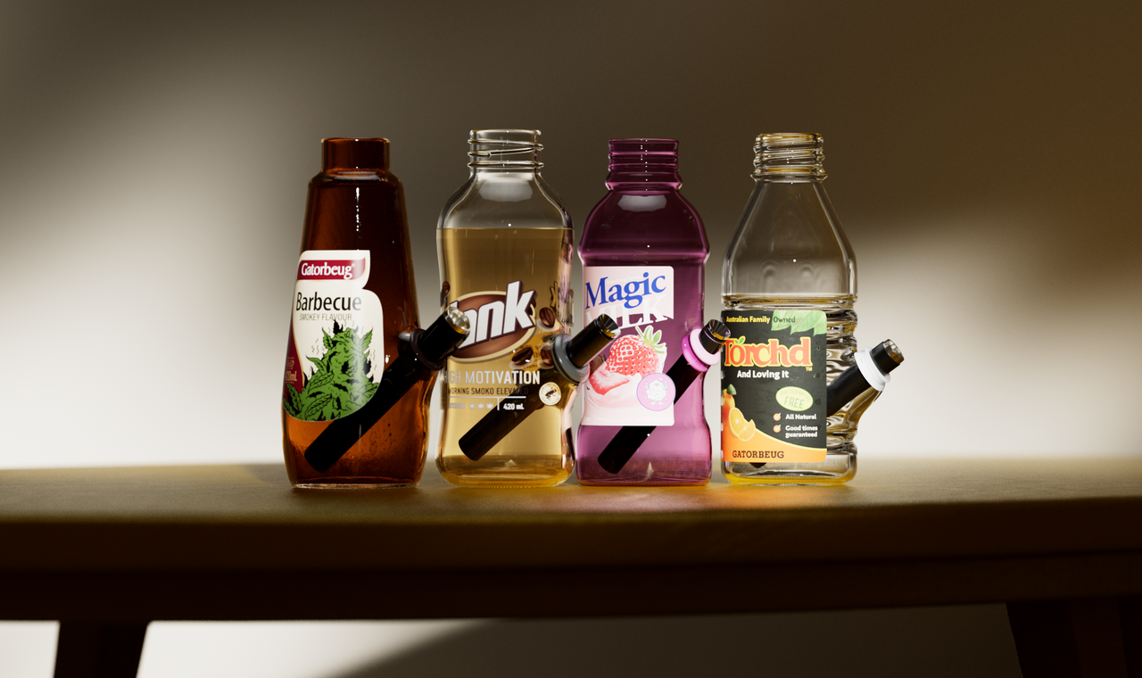 Mini Bongs - 9cm, 10cm, 12cm & 23cm Small Bongs | Gatorbeug